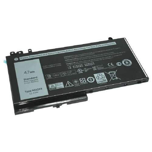 Аккумуляторная батарея для ноутбука Dell Latitude 12 E5270 11.4V 47Wh NGGX5