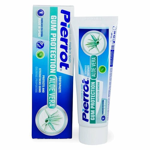 Зубная паста Pierrot Gum protection с алоэ вера, 75 мл