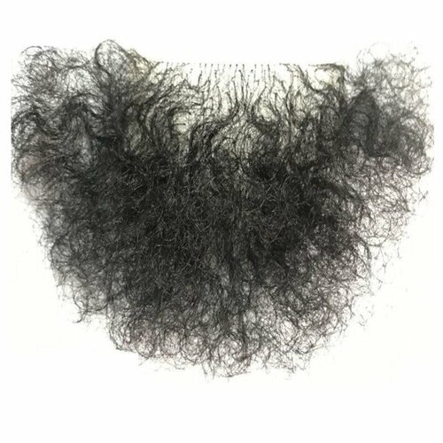 Интимный парик - термостойкие накладные волосы черный 3