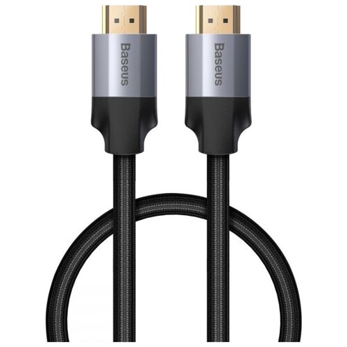 Адаптер Baseus Enjoyment Series 4KHD Male To 4KHD Male Adapter Cable 1m Dark gray