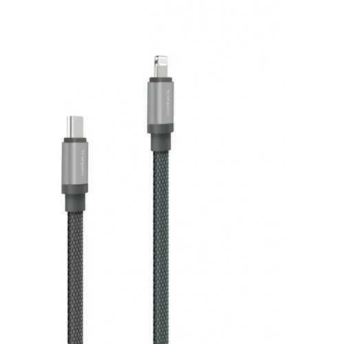 Кабель Rombica LINK-C Gray, USB Type-C - Apple Lightning (MFI)