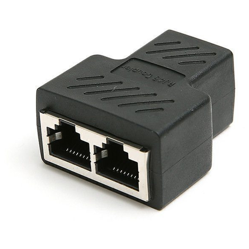 Разветвитель для интернет кабеля на 2 RJ45 8P8C VCOM FTP 5e LAN