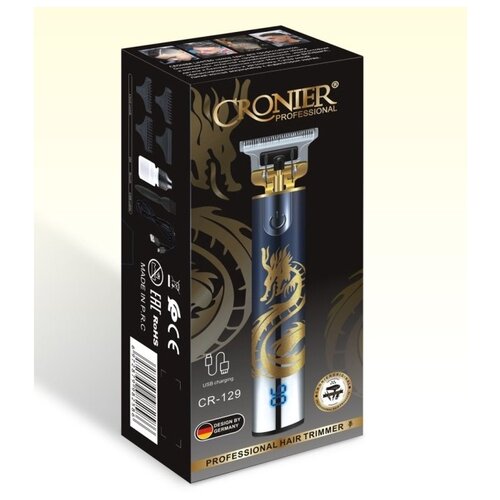 Триммер для стрижки волос Cronier CR-129 / триммер для бороды и окантовки, триммер для волос