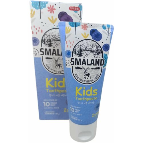 Зубная паста KeraSys Smaland голубика Smaland nordic mild Kids Only, 80 г