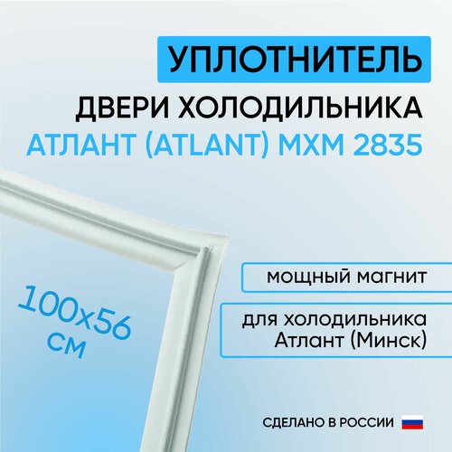 Уплотнитель двери холодильника Атлант (Atlant) МХМ 2835, белый (100 x 56 см) в паз