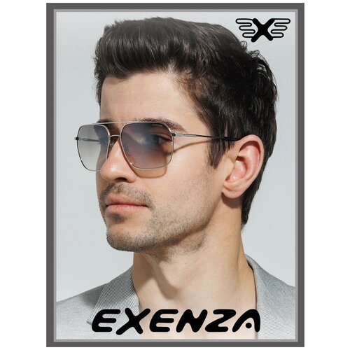 Солнцезащитные очки Exenza, серебряный