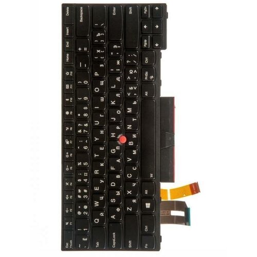 Клавиатура ZeepDeep для ноутбука Lenovo ThinkPad Edge E480, L480, T480S, T490, T495, L380, L390, L480 черная с подсветкой, 01YP302