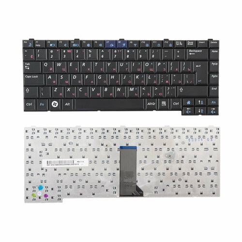 Клавиатура для ноутбука Samsung Q308, Q310 черная