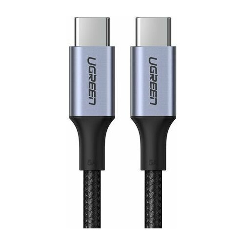 Кабель UGREEN US316 (70429) USB-C 2.0 to USB-C 2.0 5A Data Cable. Длина 2 м. Цвет: черный.