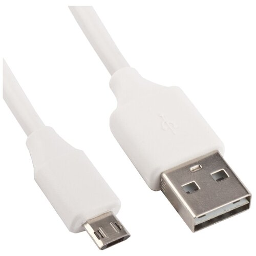 Кабель LP USB 2.0 - Micro USB 1 метр двухсторонний белый 0L-00027585 1056468