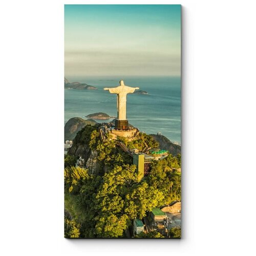 Модульная картина Панорама Рио-де-Жанейро 40x80
