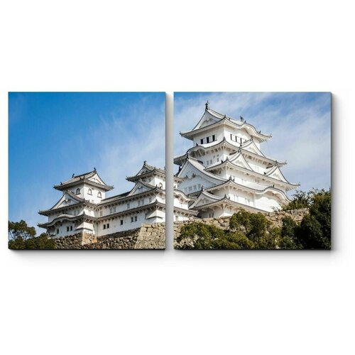 Модульная картина Замок Белой Цапли в Японии200x100
