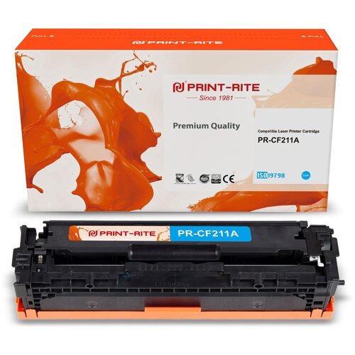 Тонер-картридж Print-Rite TFH993CPU1J CF211A голубой (1800стр.) для HP LJ Pro 200/M251/M276