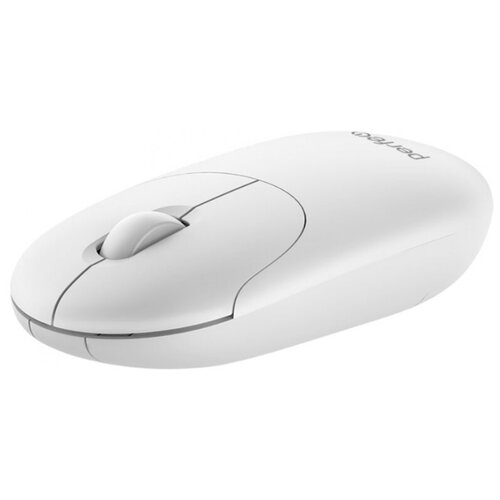 Мышь Perfeo Slim, беспроводная, оптическая, 1200 dpi, USB, белая
