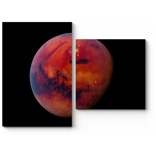 Модульная картина Огненная планета 130x98