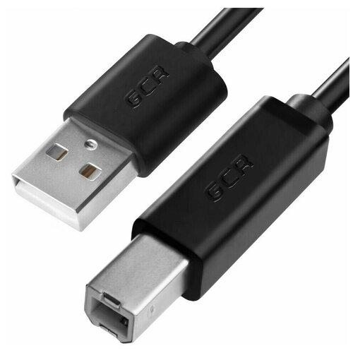 Аксессуар GCR USB 2.0 AM - BM 0.5m Black GCR-51563