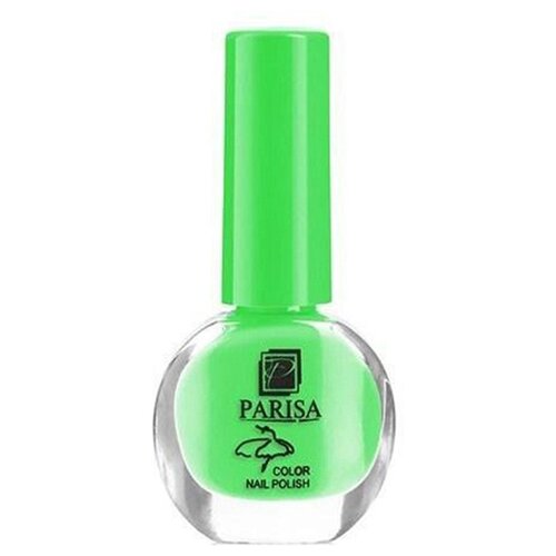 Parisa Лак для ногтей Ballet Mini, 6 мл, №71 салатовый неон матовый