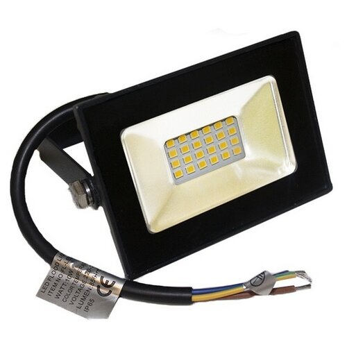Прожектор светодиодный Foton Lighting FL-LED Light-PAD 2700K Plastic Black, 10 Вт, свет: теплый белый
