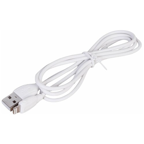Кабель USB BOROFONE BX19 Benefit, USB - Lightning, 1.3А, 1 м, белый