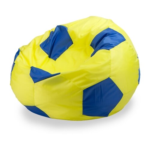 Набор чехлов Пуффбери для кресла-мешка "Мяч" размер L, 2 шт., желтый/синий