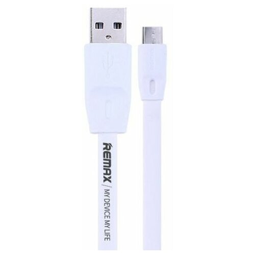 Кабель USB REMAX RC-001m Full Speed, USB - MicroUSB, 2.1А, 2 м, белый
