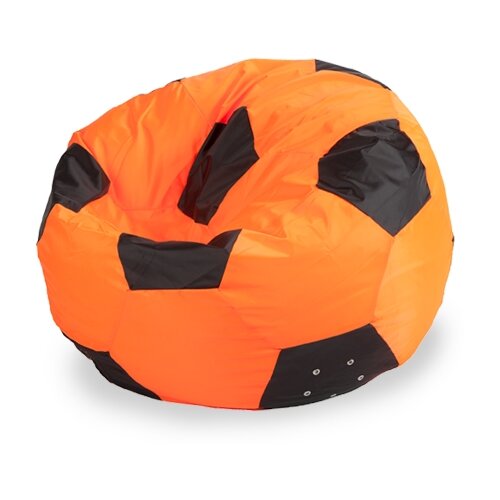 Набор чехлов Пуффбери для кресла-мешка "Мяч" размер L, 2 шт., оранжевый/черный, 2 шт.
