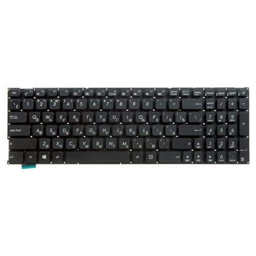 Клавиатура для ноутбука Asus X541, X541LA, X541S, X541SA, X541UA, R541, черная, без рамки, гор. Enter ZeepDeep