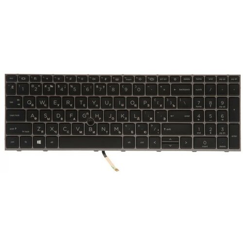 Клавиатура / Laptop Keyboard / для ноутбука HP ZBook Fury 15 G7 черная с подсветкой