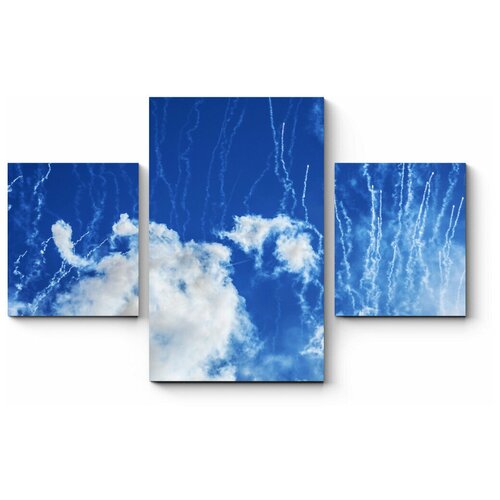 Модульная картина Летая в облаках 130x85