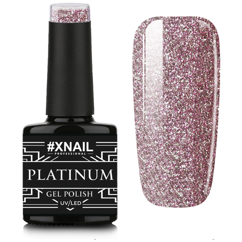 Гель лак XNAIL PROFESSIONAL Platinum жидкая фольга, для дизайна ногтей, 10 мл, № 23