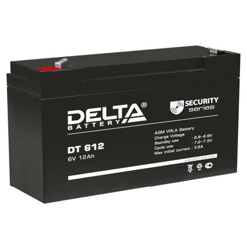 Аккумуляторная батарея DELTA Battery DT 612 6В 12 А·ч