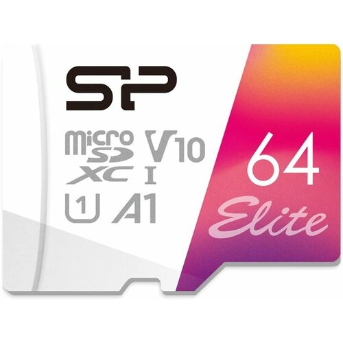 Флеш-накопитель MicroSD 064GB SILICON POWER ELITE SP064GBSTXBV1V20SP