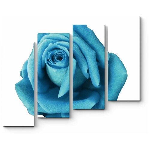 Модульная картина Голубая роза130x112