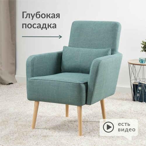 Кресло для отдыха Ронда 03.35 new, арт. ТК 152 Флорида лагун (ментоловый)