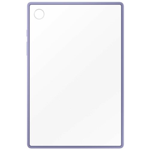 Чехол Samsung Galaxy Tab A8 Clear Edge Cover Transparent-Purple Frame EF-QX200TVEGRU