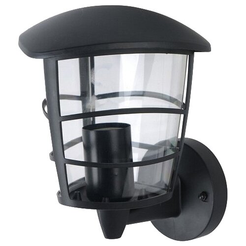 Globo Lighting Светильник  уличный настенный Omero 31835, E27, 60 Вт, цвет арматуры: черный, цвет плафона бесцветный