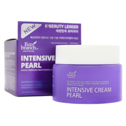 Крем для лица с жемчугом Eco Branch Intensive Cream Pearl, 100 мл