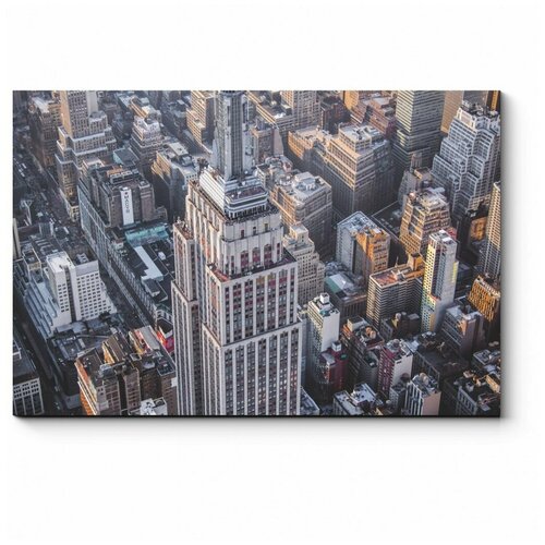 Модульная картина Нью-Йорк с высоты птичьего полета 70x47