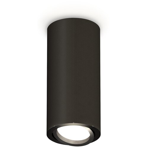 Накладной поворотный светильник XS7443002 SBK/PBK черный песок/черный полированный MR16 GU5.3 (C7443, N7002)