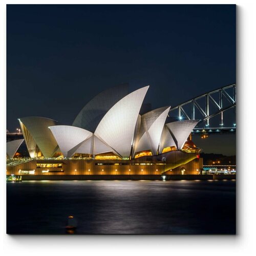 Модульная картина Огни ночного Сиднея 50x50