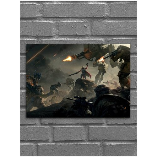 Постер Вархаммер 40000 Warhammer, на А4