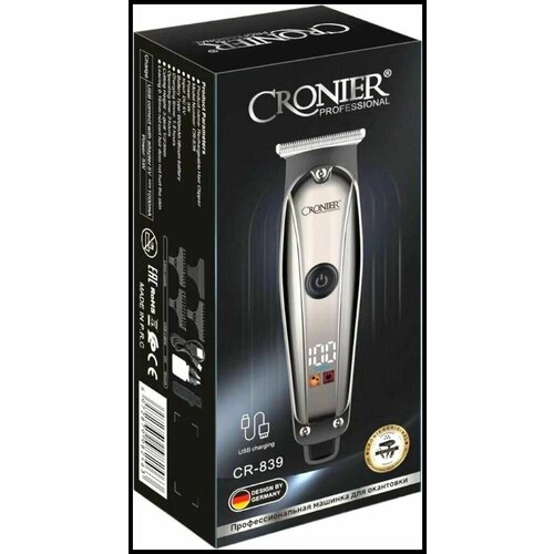Триммер для стрижки волос Cronier CR-839 / триммер для бороды и окантовки, триммер для волос
