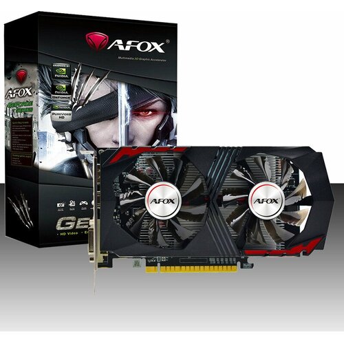 Видеокарта AFOX GeForce GTX750Ti, AF750TI -2048D5H5 -V2, 2Gb DDR5, 128bit, DVI/HDMI/VGA, 1xFan, RTL