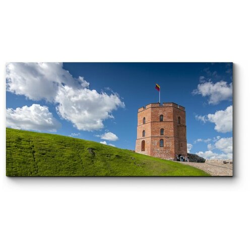 Модульная картина Башня Гедимина в Вильнюсе40x20