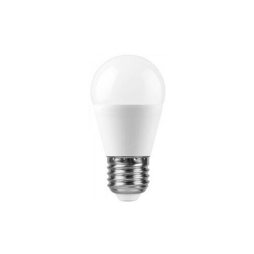 Светодиодная LED лампа Saffit шар G45 E27 15W(1275Lm) 4000K 4K матовая 92x45 SBG4515 55213 (упаковка 10 штук)