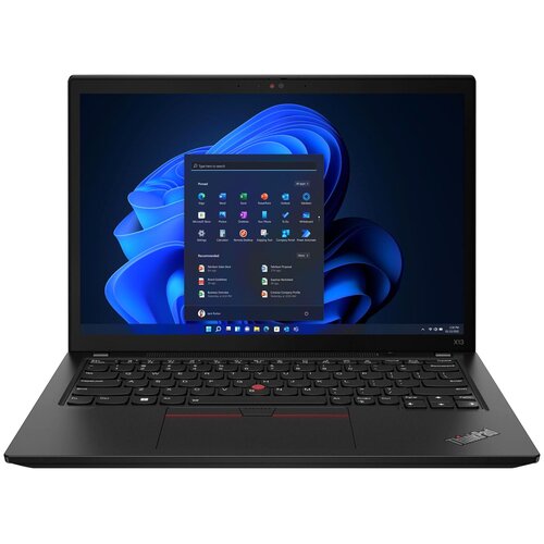 Lenovo Ноутбук Lenovo ThinkPad X13 G3 13.3" WUXGA (1920x1200) TOUCHSCREEN i7-1280P 1TB SSD 32GB W11_Pro BLACK 1Y (OS: ENG; Keyb: ENG, Powercord: US)
