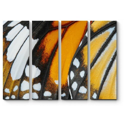 Модульная картина Крылья бабочки 90x68