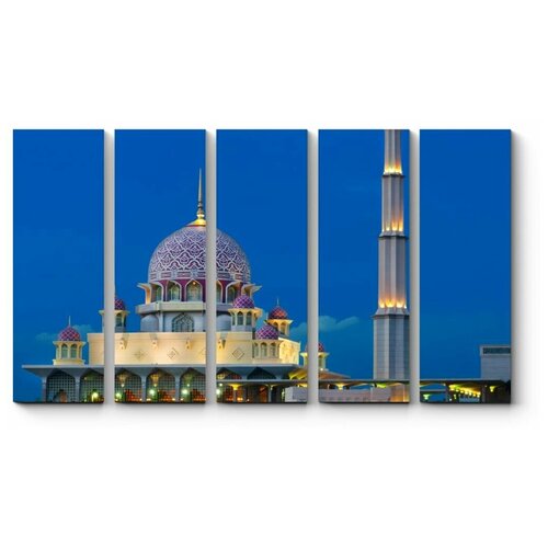Модульная картина Сияющая мечеть, Куала-Лумпур190x114