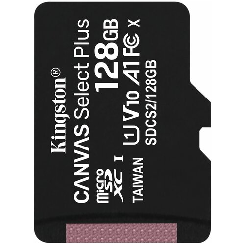 Карта памяти microSDXC 128GB Canvas Select Plus Kingston