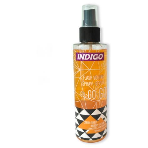 Indigo Style Спрей для волос Flash Volume Spray Geyser Go-Go Up, 200 г, 200 мл